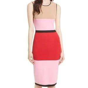 Diane Von Furstenberg | Dresses | Diane Von Furstenberg Colorblock Knit ...